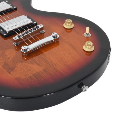 vidaXL Elgitarr för nybörjare med väska brun&svart 4/4 39" | vidaXL.se