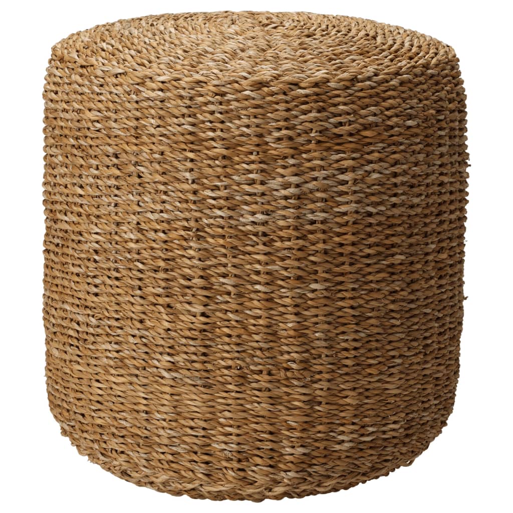 Home&Styling Puff rund natur Ø40x38 cm sjögräs | vidaXL.se