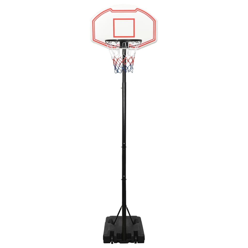 vidaXL Basketkorg med stativ vit 282-352 cm polyeten | vidaXL.se