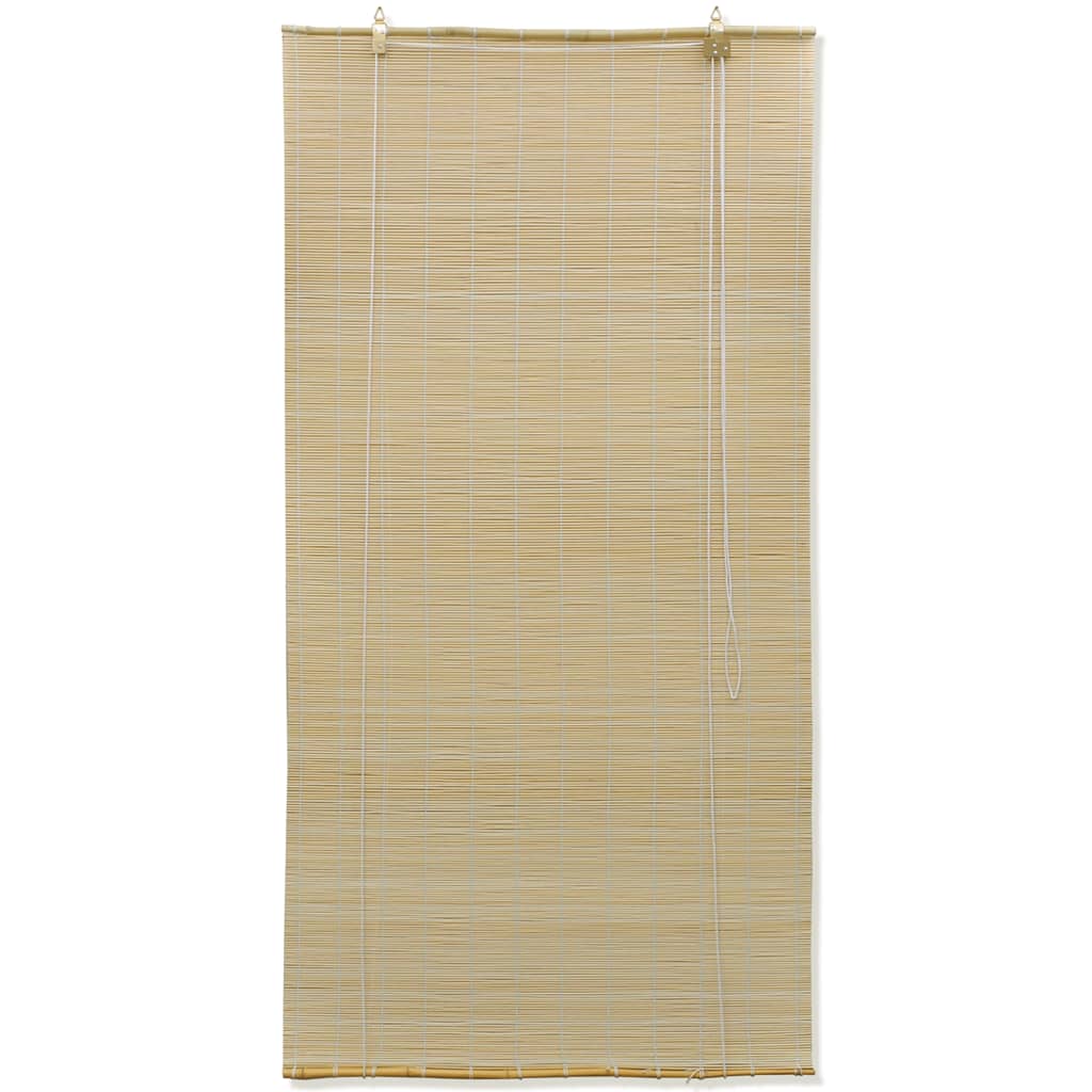 vidaXL Rullgardin i bambu 120 x 160 cm natur | vidaXL.se