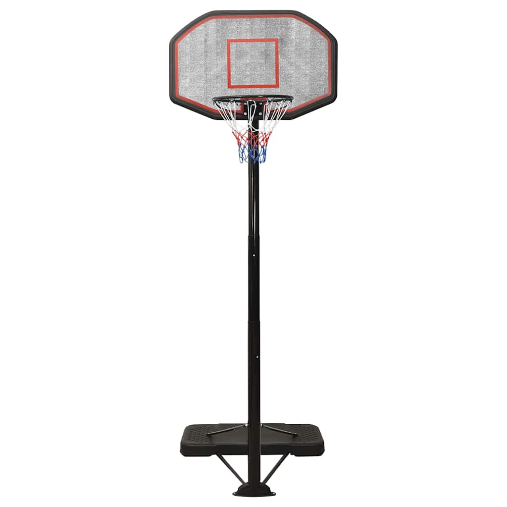 vidaXL Basketkorg med stativ svart 258-363 cm polyeten | vidaXL.se